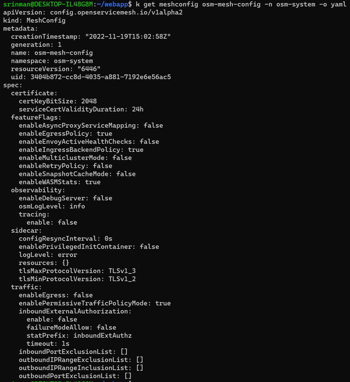 Web application routing, Open service mesh and AKS | Microsoft Community Hub