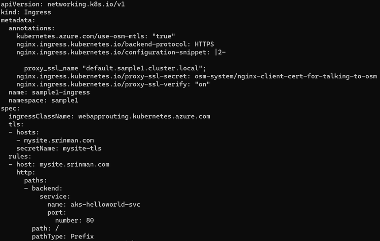 Web application routing, Open service mesh and AKS | Microsoft Community Hub