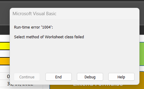 runtime error 1004 | Microsoft Community Hub