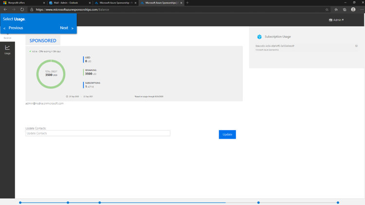 How to activate your non-profit organization’s Azure credits ...