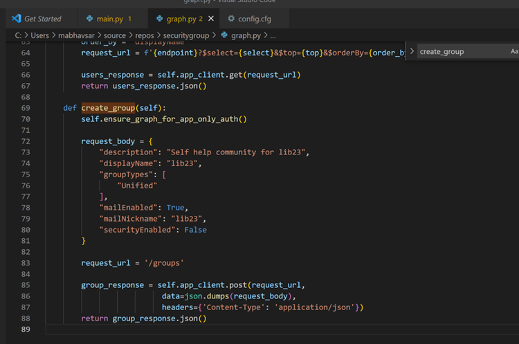 How To Create Azure Ad Security Group Using Microsoft Graph Apis Postman And Python Code Sample