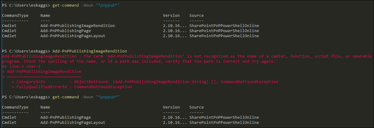 PnP PowerShell - troubleshooting cmdlet authoring | Microsoft Community Hub