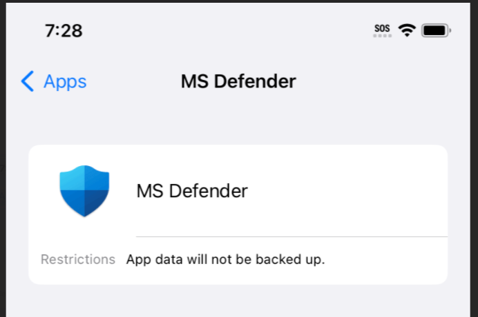 Changes to applications’ backup and restore behavior on iOS/iPadOS and macOS devices | Microsoft ...