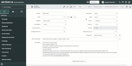 What's New: Introducing Microsoft Sentinel solution for ServiceNow bi ...