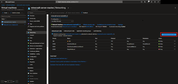 How to deploy your free private Minecraft server with Azure for Student?