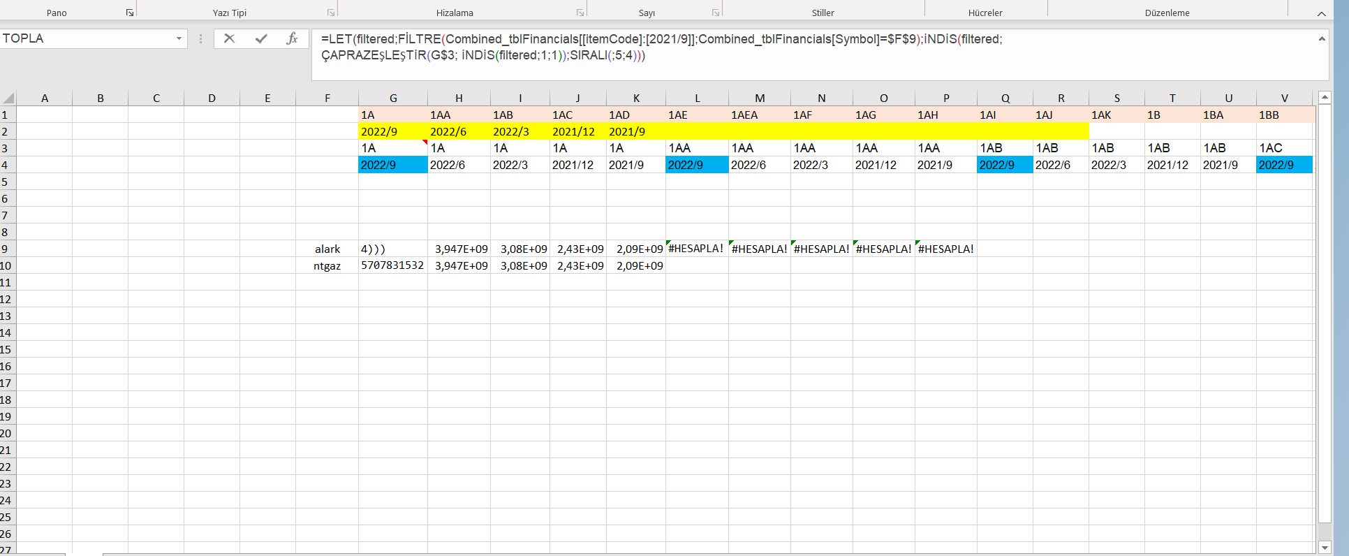 Pulling specific columns by transpose two headers | Microsoft Community Hub
