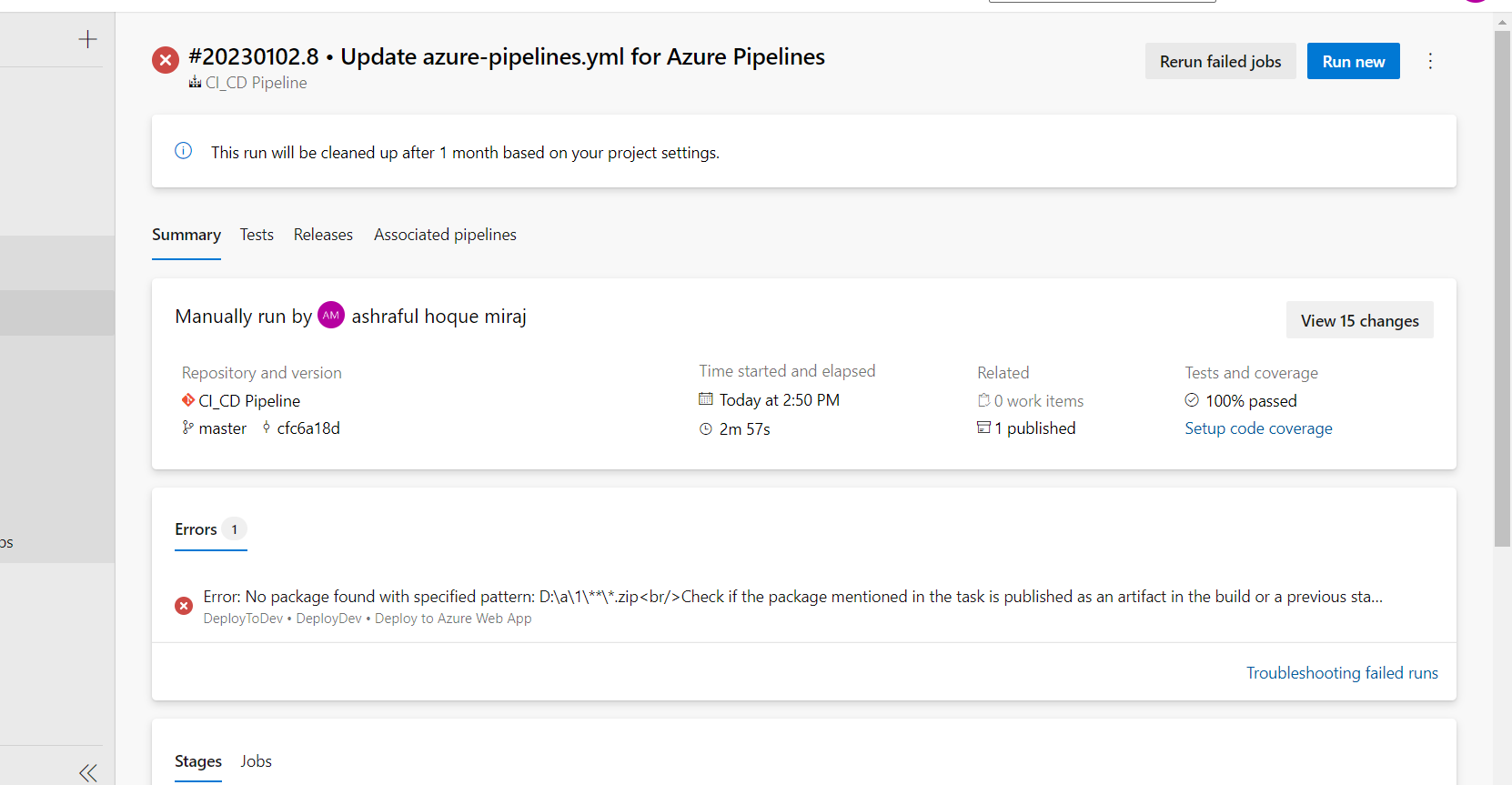 Azure CI/CD pipeline using Yaml | Microsoft Community Hub