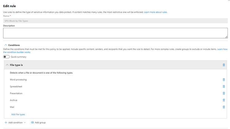 Endpoint DLP - Different Block with Override notification for ZIP files ...
