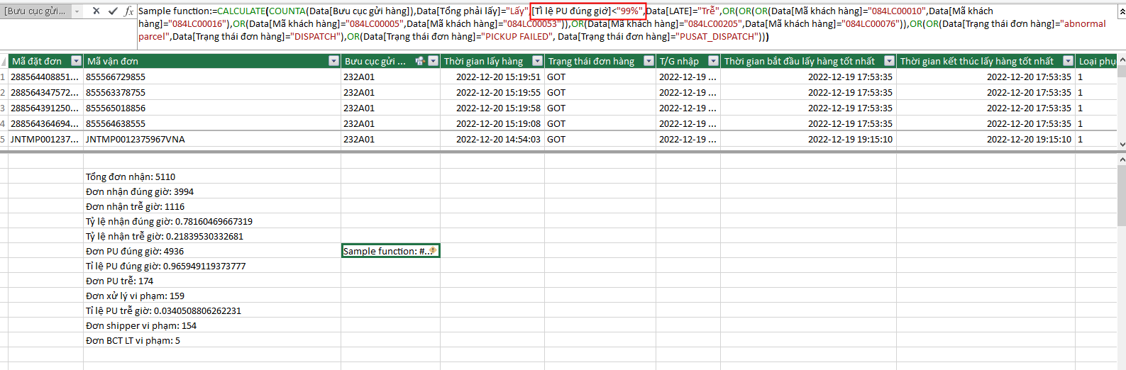 CALCULATE function not allowed use in a TRUE/FALSE expression. | Microsoft Community Hub