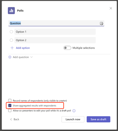 Polls app in Teams meeting - FAQs | Microsoft Community Hub
