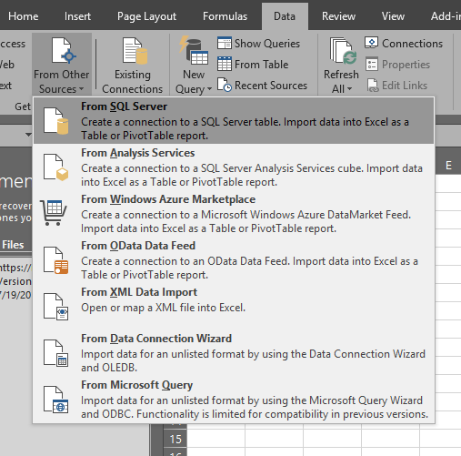 Microsoft Excel, TLS & SQL Server - Important Considerations ...