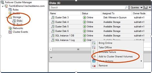 Deploying SQL Server 2014 with Cluster Shared Volumes | Microsoft ...