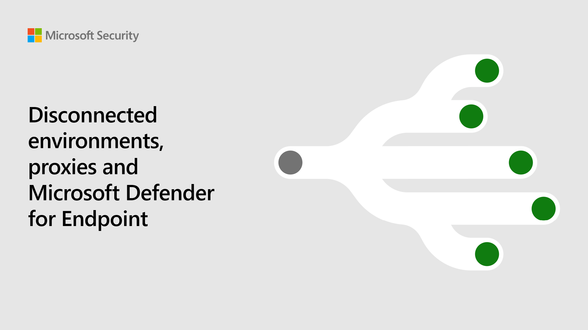 Disconnected environments, proxies and Microsoft Defender for Endpoint