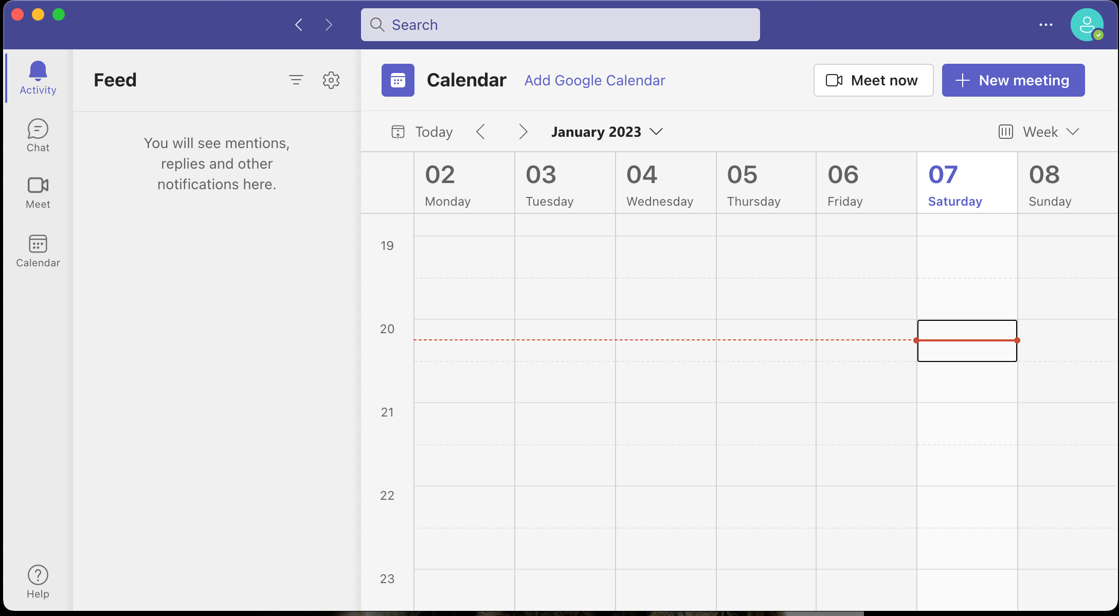 No option to add on Apps showing on sidebar - Only Activity, Chat, Meet ...