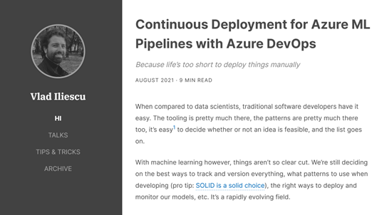 AI MVP ‘Storyteller’ Vlad’s Tutorial for AI developers | Microsoft Community Hub