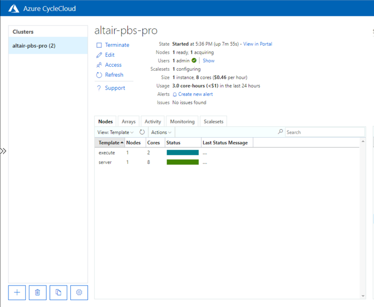 Deploy an Altair PBS Professional cluster in Azure CycleCloud | Microsoft Community Hub