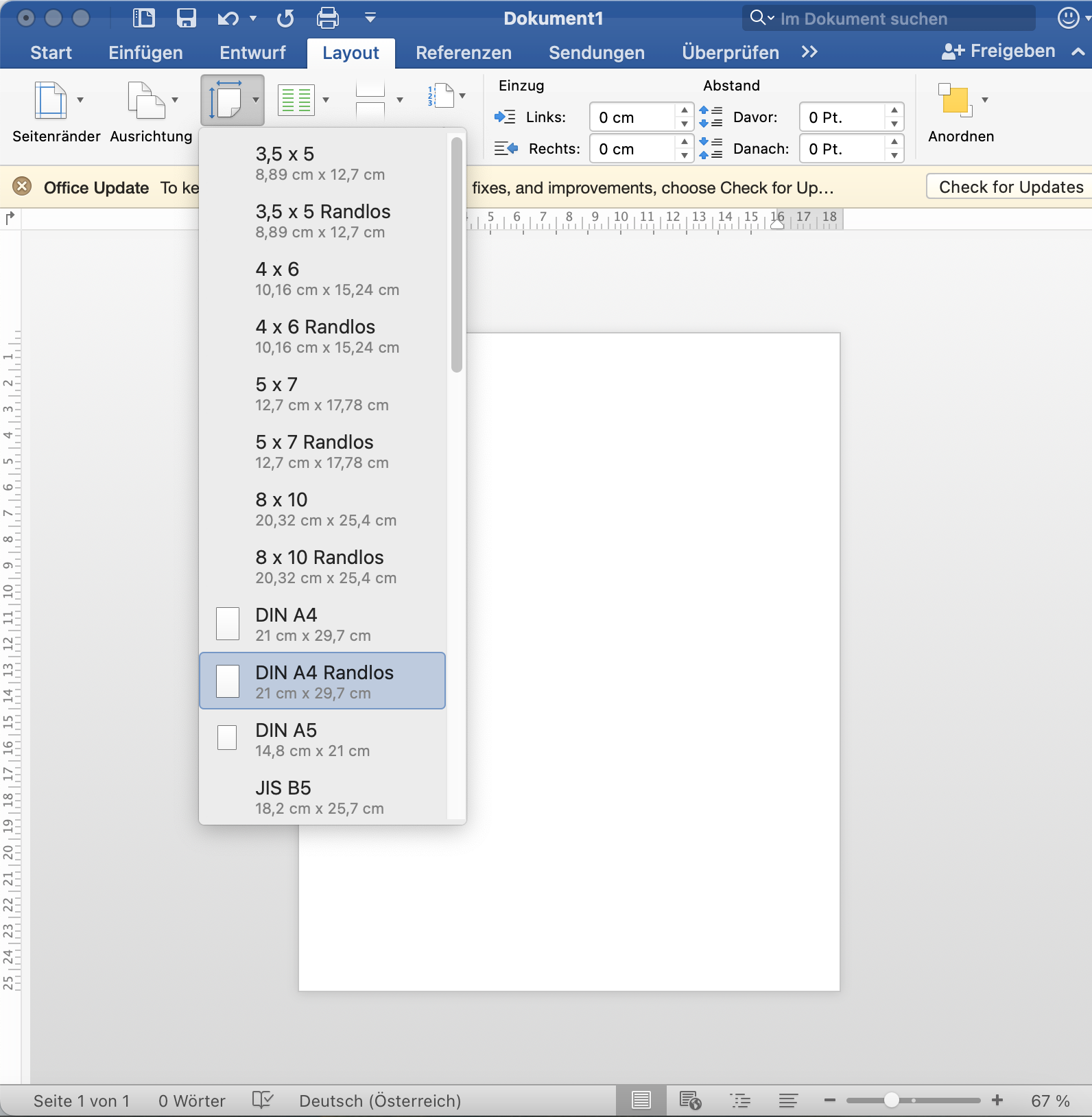 wrong A4 Layout in word on mac | Microsoft Community Hub