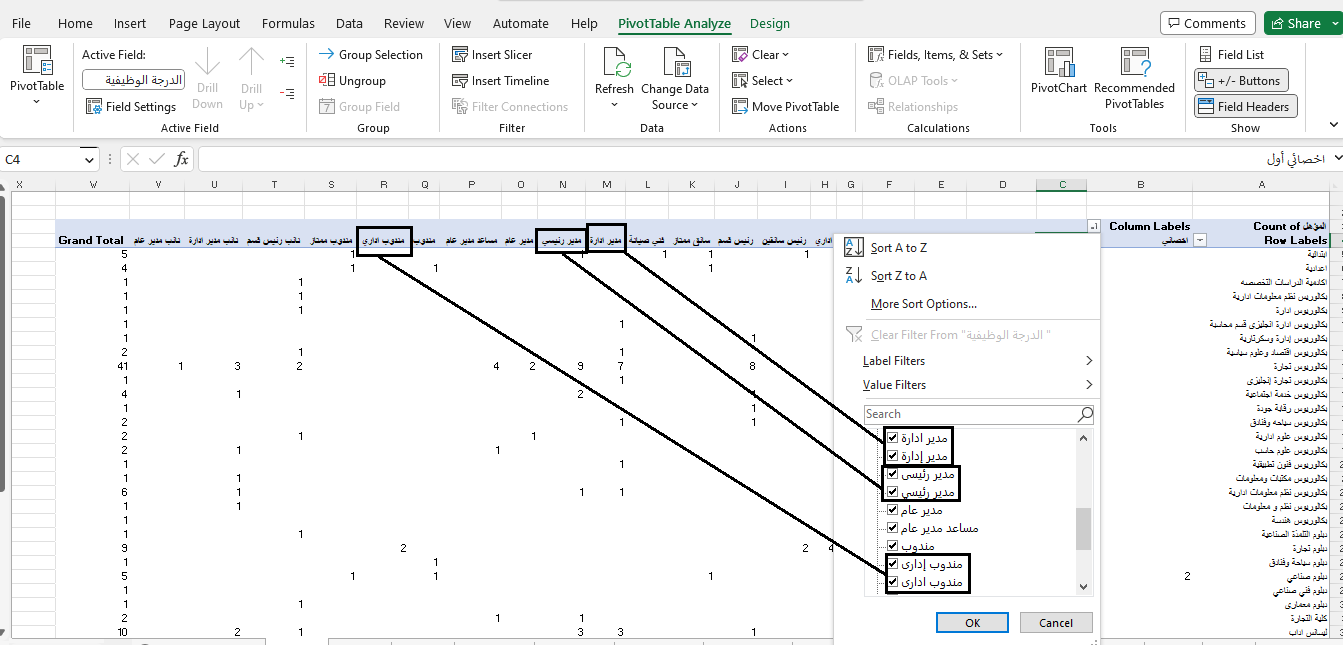 Pivot table filter shows duplicates but actual pivot table does not ... Pivot table filter shows duplicates but actual pivot table does not ...