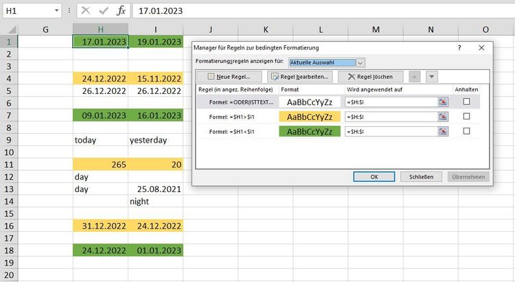 CONDITIONAL FORMATTING - EXCLUDE/SKIP TEXT | Microsoft Community Hub