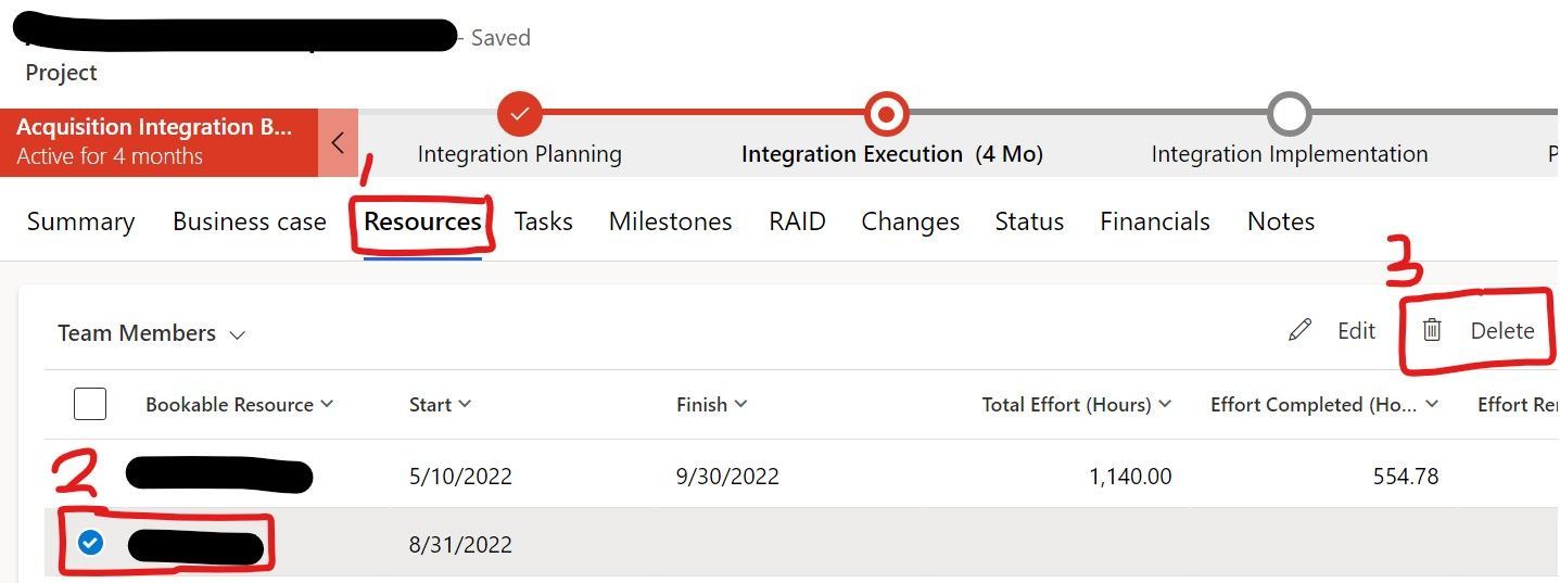 How to delete/remove Team Member from a Project in Project for the Web ...