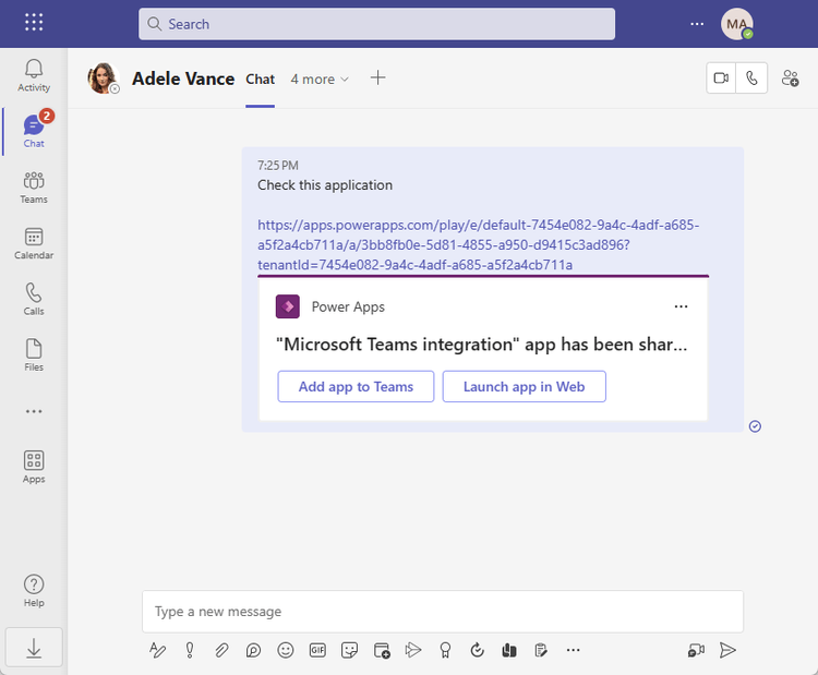 Share a link to Teams in a canvas Power App | Microsoft Community Hub