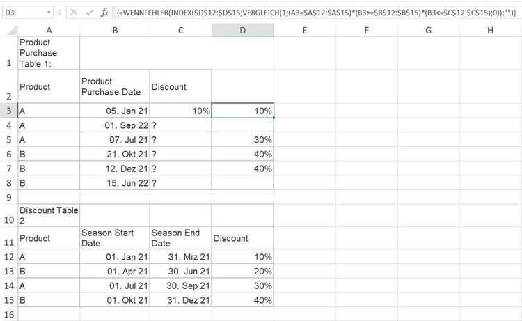 lookup with multiple conditions and date range | Microsoft Community Hub