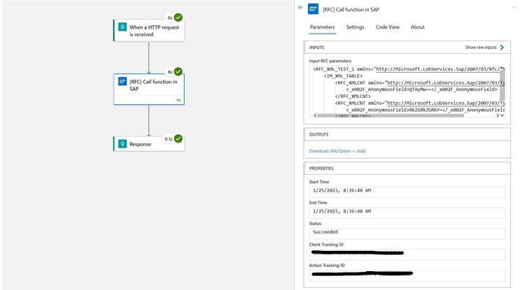 Using Logic App Standard to connect to SAP
