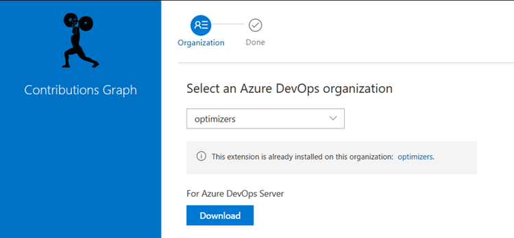 Repository graphs in Azure DevOps
