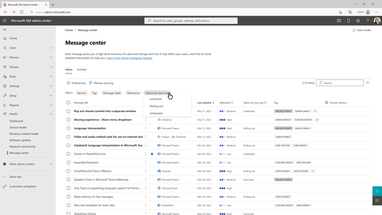 Simplifying change management of Microsoft 365 | Microsoft Community Hub