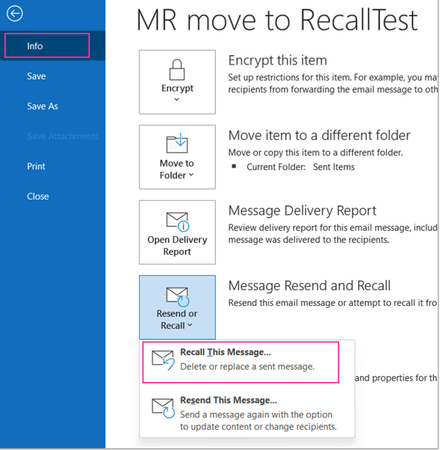 Cloud-based Message Recall in Exchange Online | Microsoft Community Hub