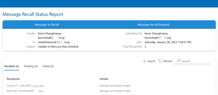 Cloud-based Message Recall in Exchange Online | Microsoft Community Hub