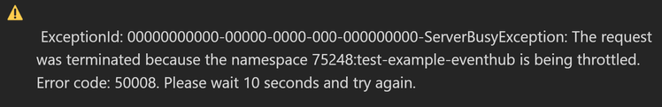 [EventHub] Types of Throttling Errors and how to mitigate it | Microsoft Community Hub