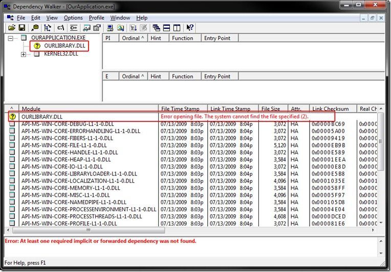 Analyze application failures the easier way with Dependency Walker ...