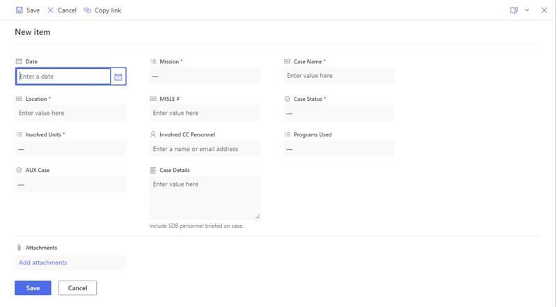New Item Form View | Microsoft Community Hub
