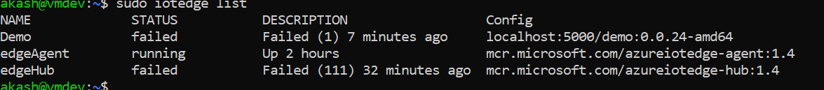 Edgehub Module Is Failing To Start Microsoft Community Hub