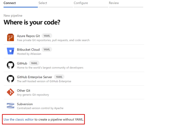 DevOps Security - Configuration of DevOps Pipeline Classic and YAML method | Microsoft Community Hub