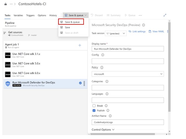 Devops Security Configuration Of Devops Pipeline Classic And Yaml