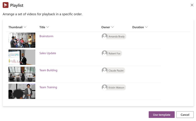 Use Playlists to create collections of video or audio files in ...