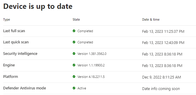 Advanced Hunting for last full scan | Microsoft Community Hub