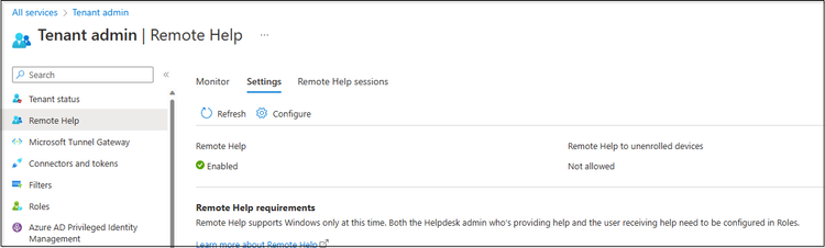 Enabling Remote Help and Supporting Users with Intune | Microsoft ...