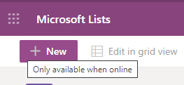 Microsoft Lists Desktop App Not available offline | Microsoft Community Hub