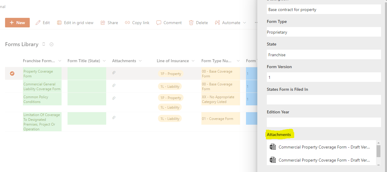 Enabling attachments in a forms library item to open in sharepoint instead of downloading ...
