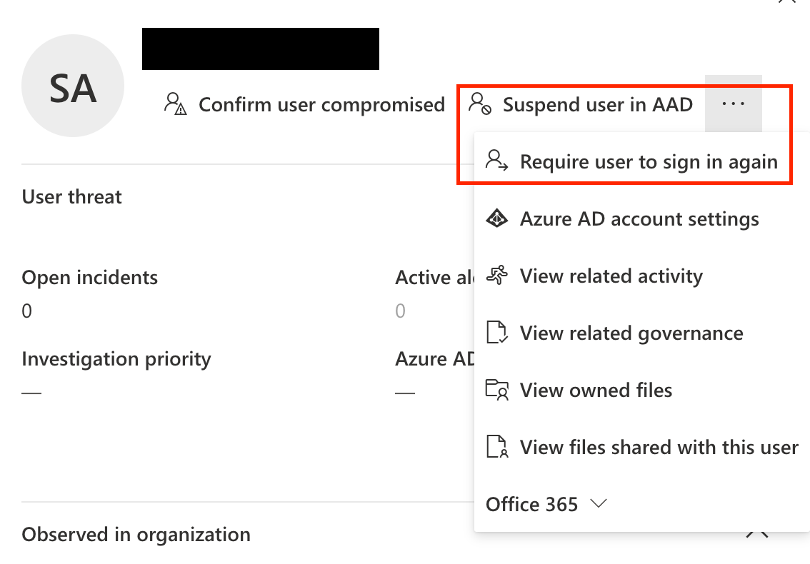 Least privileged role for the "Suspend user in AAD" action | Microsoft ...