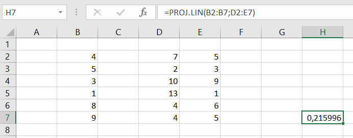 Problem with proj.lin function | Microsoft Community Hub