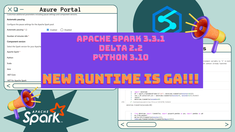 Azure Synapse Runtime for Apache Spark 3.3 is now in Public Preview | Microsoft Community Hub
