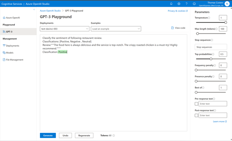 Using OpenAI GPT in Synapse Analytics | Microsoft Community Hub