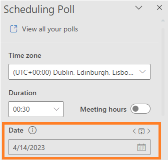 Scheduling Poll - Date format | Microsoft Community Hub