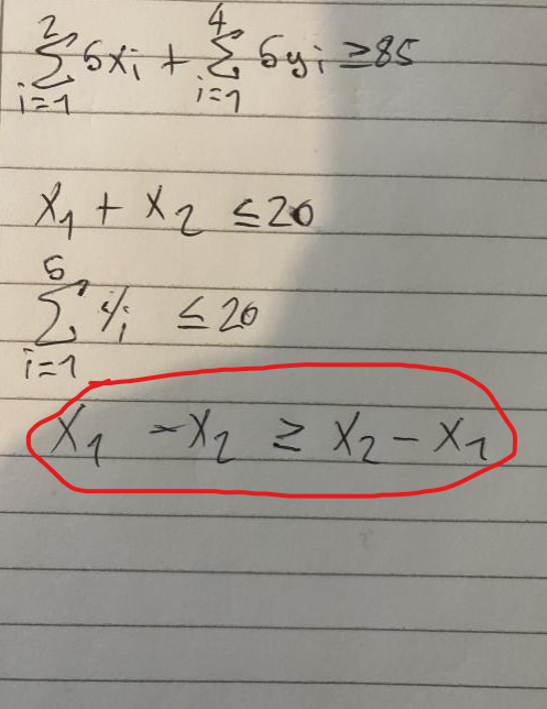 Trying To Formulate A Constraint Integer Linear Programming
