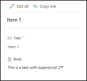 html text in a multiline SharePoint list column | Microsoft Community Hub