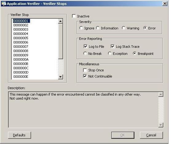Debugging Heap corruption with Application Verifier and Debugdiag | Microsoft Community Hub